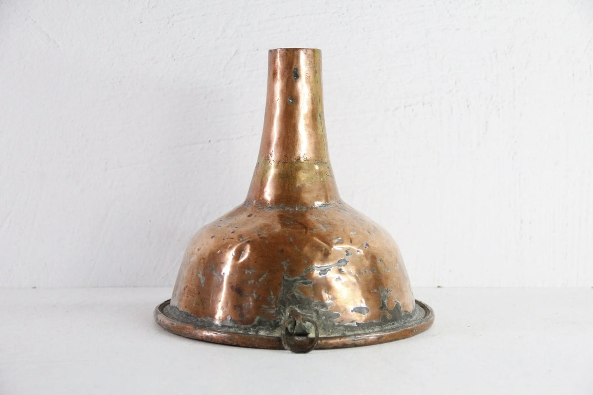 Antique Copper Funnel with Loop | Antique French Kitchen Decor – Debra ...