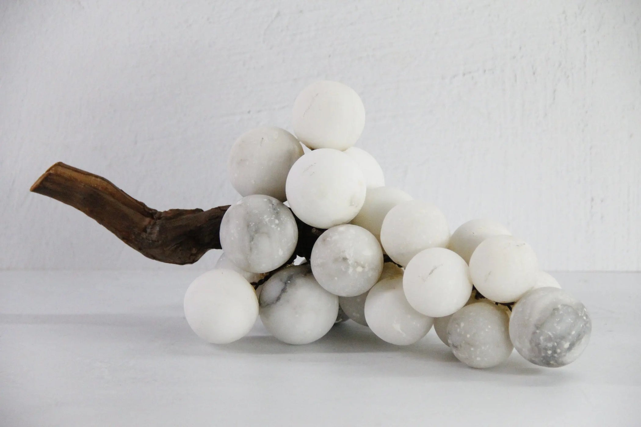 Vintage Alabaster Grapes Extra Large | Authentic Italian Carved | Debra ...