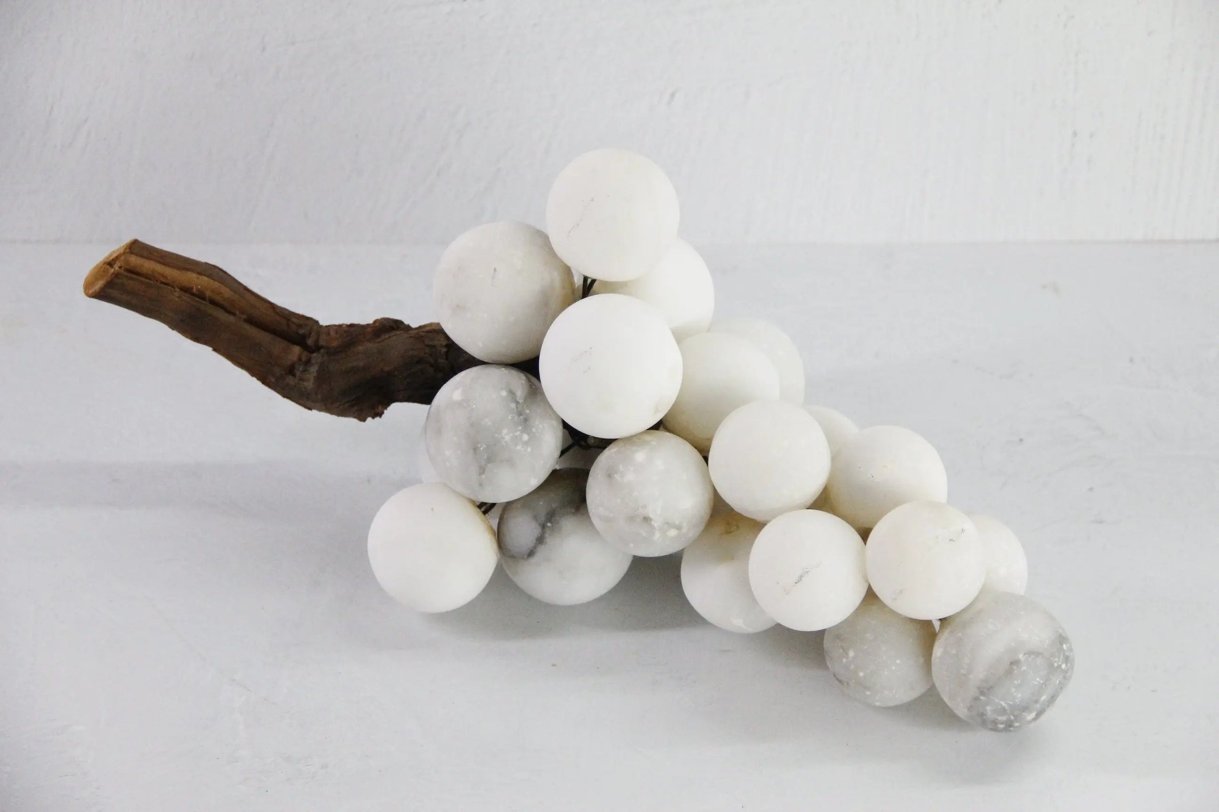 Vintage Alabaster Grapes Extra Large | Authentic Italian Carved | Debra Hall Lifestyle