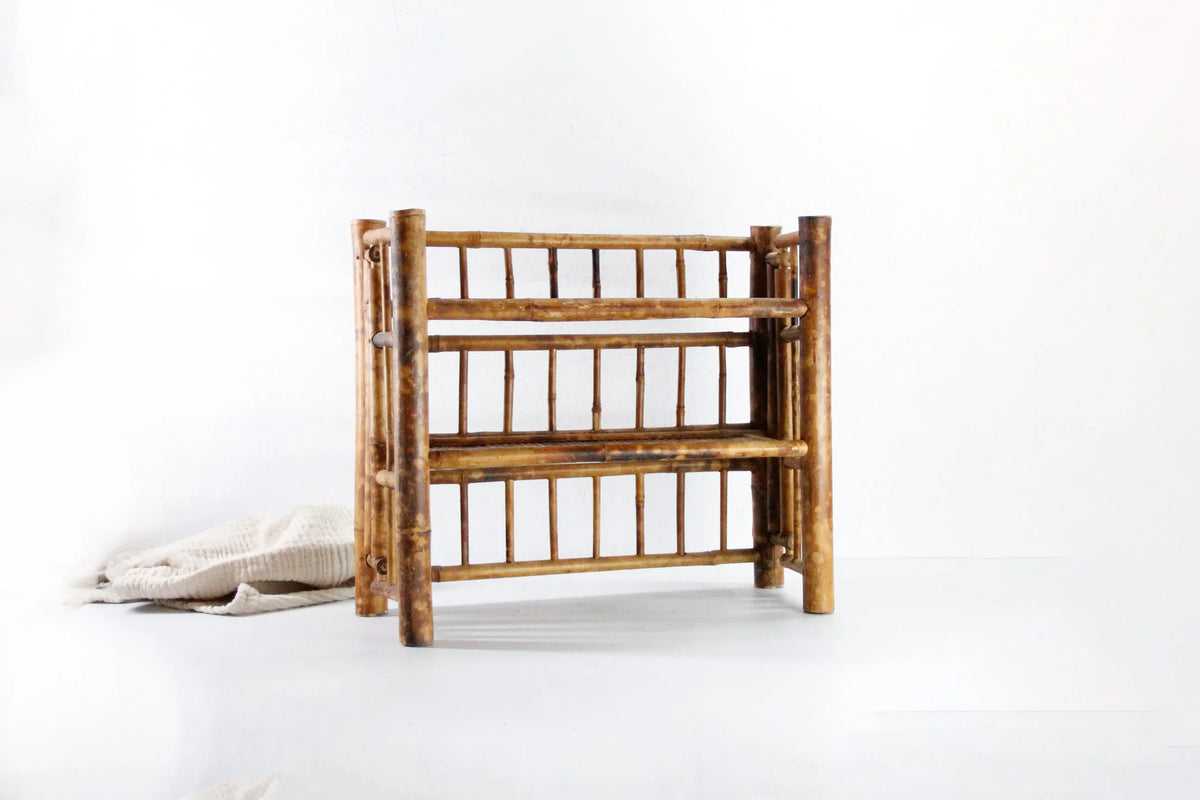 Vintage Bamboo Shelf | Authentic Chinese Wall Decor – Debra Hall Lifestyle