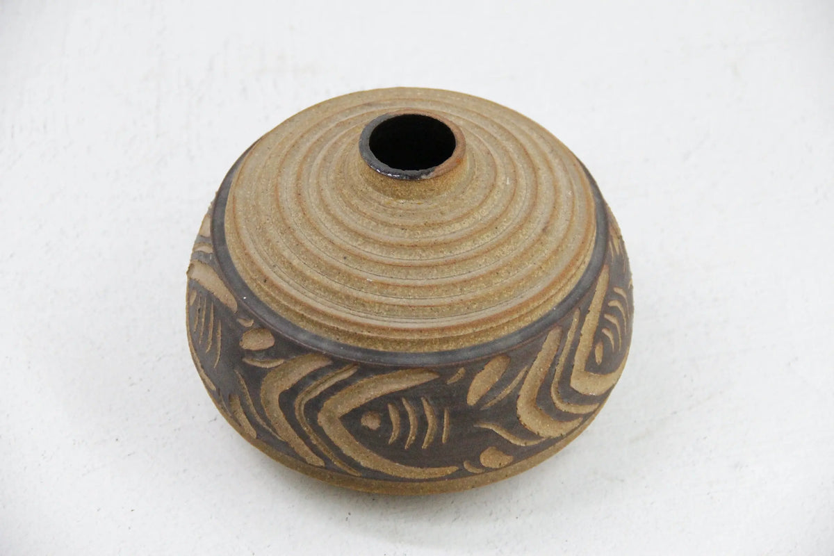 Vintage Studio Pottery | Midcentury Art Vase-Signed – Debra Hall Lifestyle